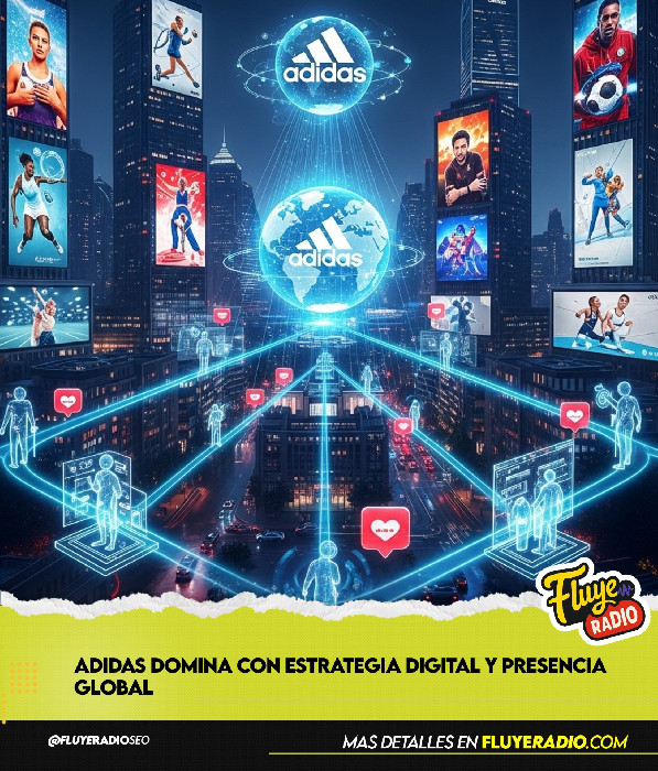 Adidas domina con estrategia digital y presencia global